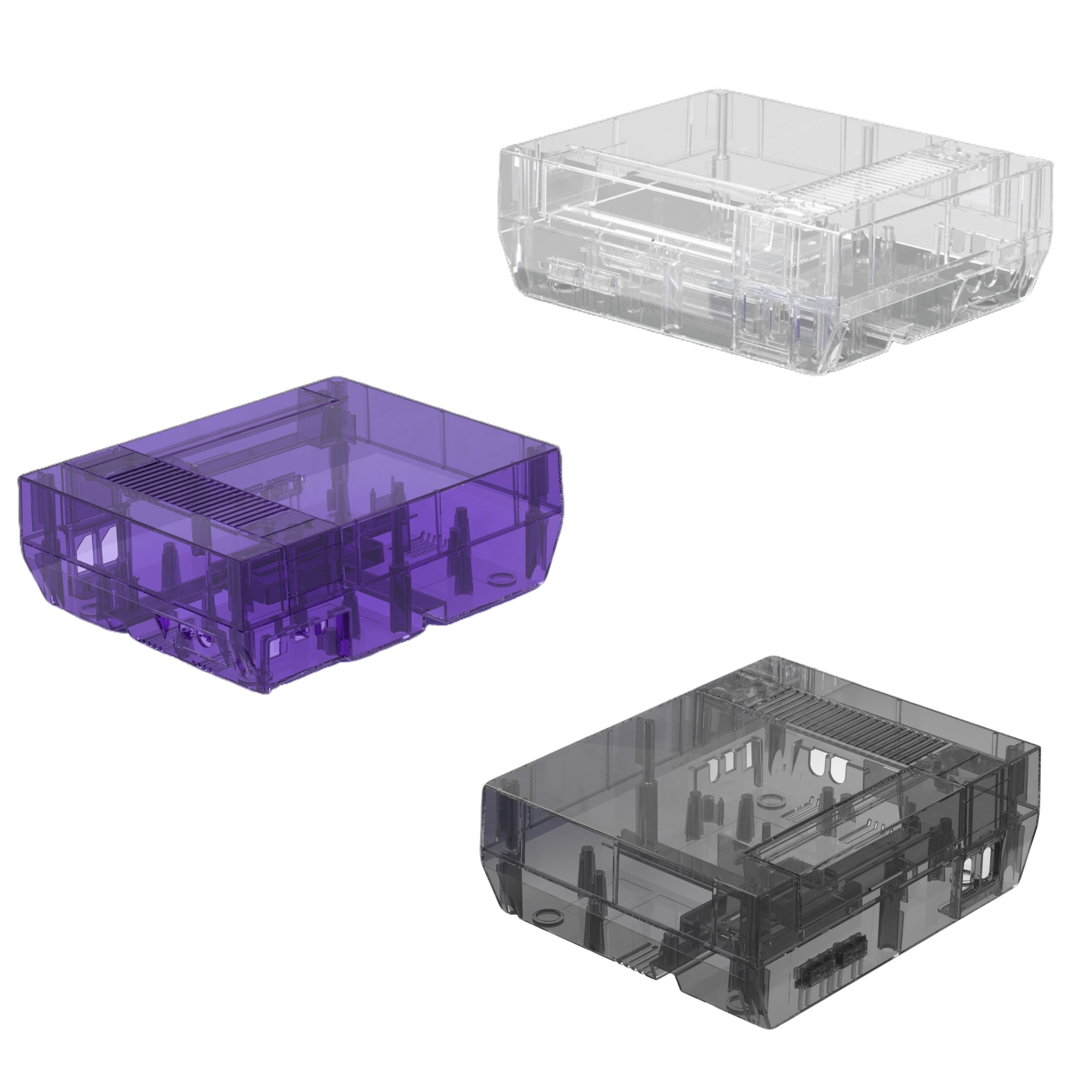 Bitfunx NES Transparent Replacement Shell for Nintendo NES housing ...